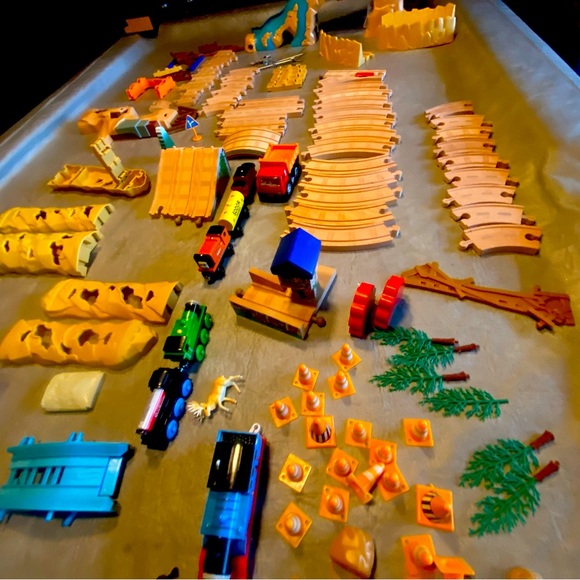 Thomas & Friends | Toys | Huge Authentic Thomas The Train Wooden Train ...